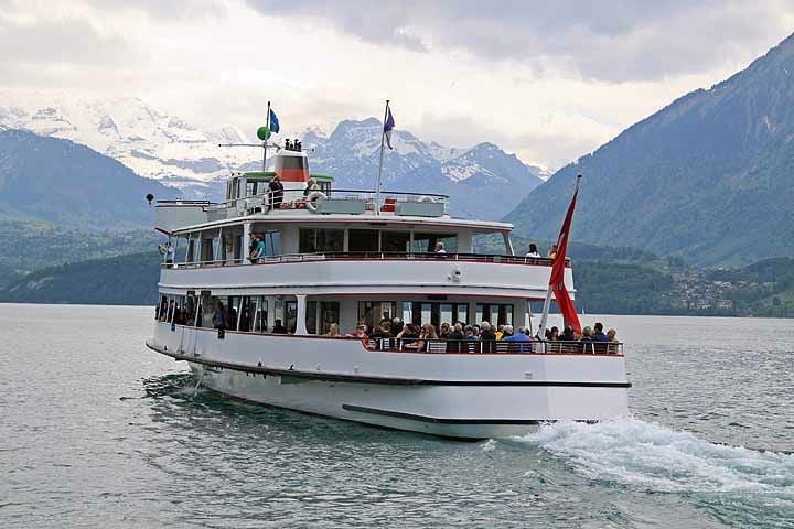 Pleasure Boat Cruises on Lakes Thun and Brienz in Switzerland
