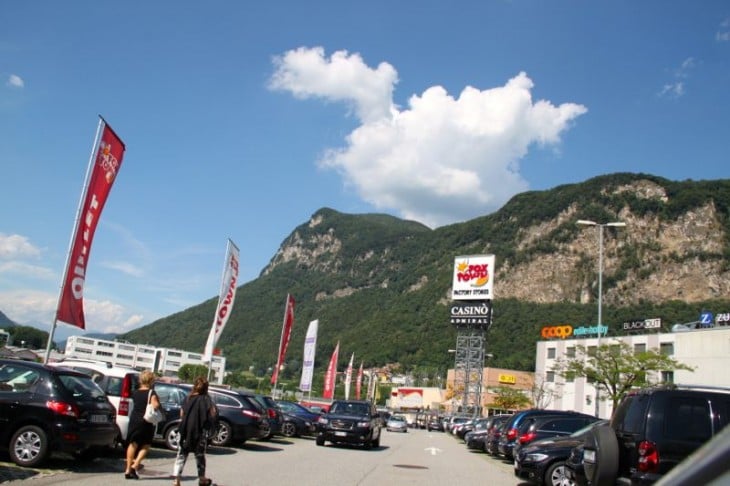 Save at Foxtown Factory Outlet Stores in Switzerland near Lugano and Milan