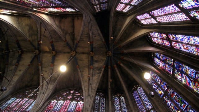 See the Gothic Choir of Aachen Cathedral in Germany