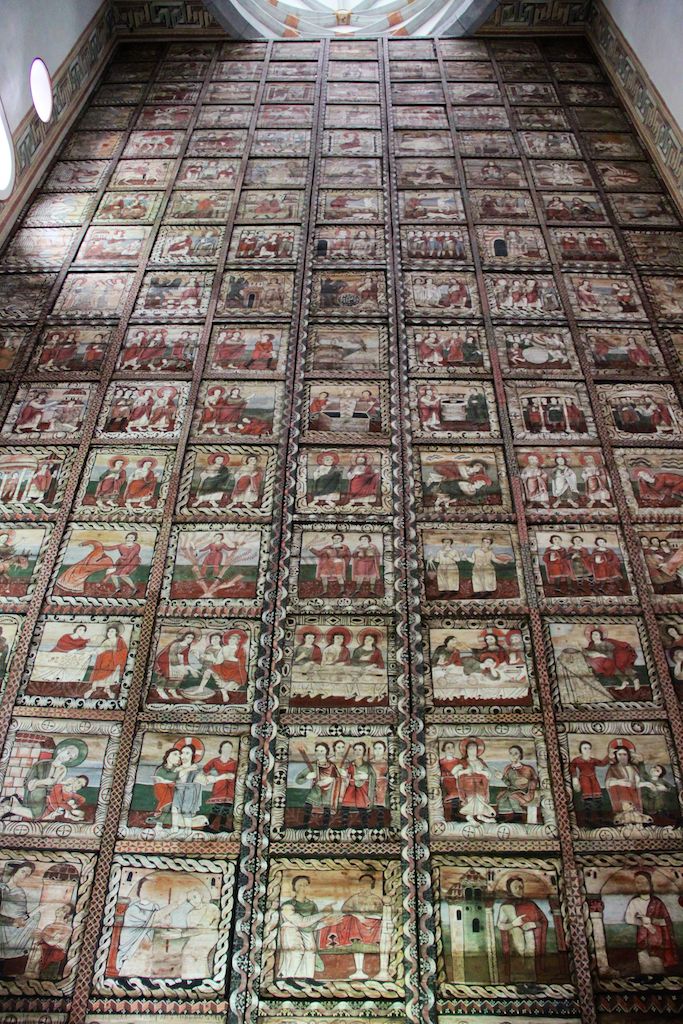 Painted Romanesque Ceiling in St Martin’s Church in Zillis