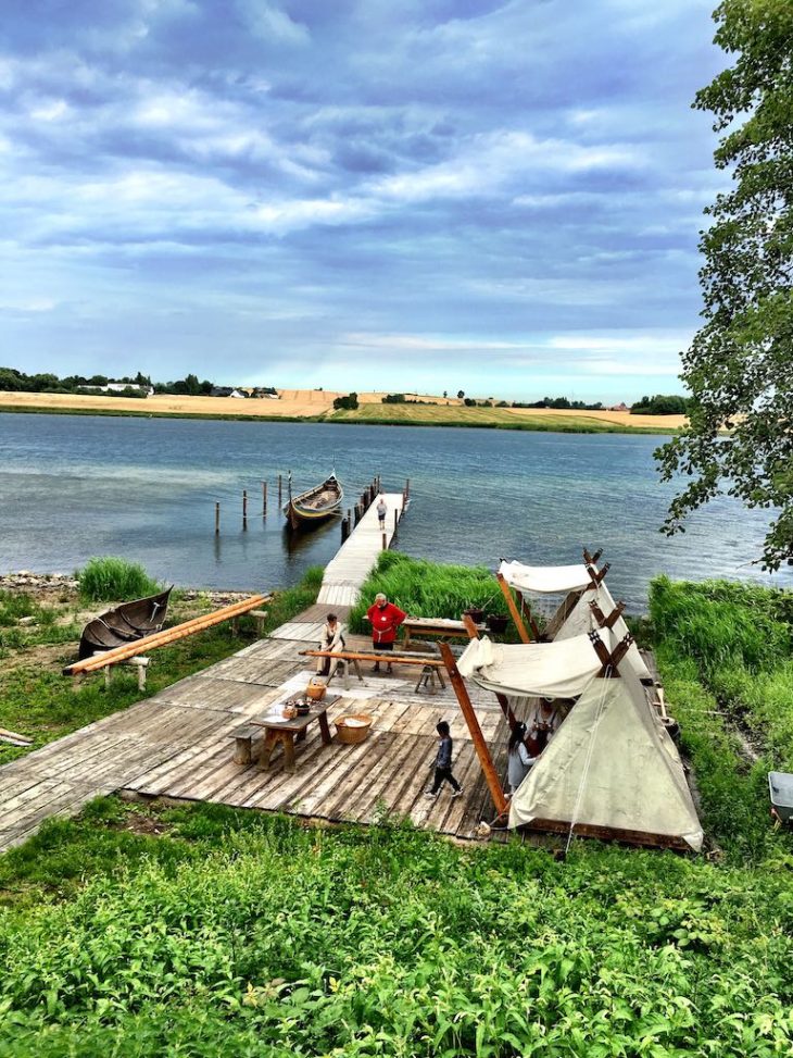 Visit the Viking Burial Ship Museum in Ladby in Denmark