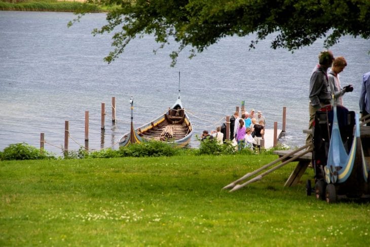 Visit the Viking Burial Ship Museum in Ladby in Denmark