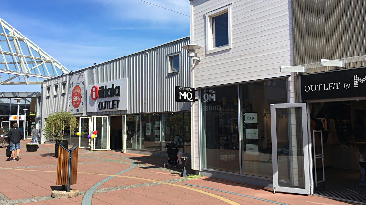 Save at the Hede Fashion Outlet Factory Mall near Gothenburg, Sweden