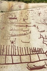 See Prehistoric Rock Art Carvings at Tanum in Sweden