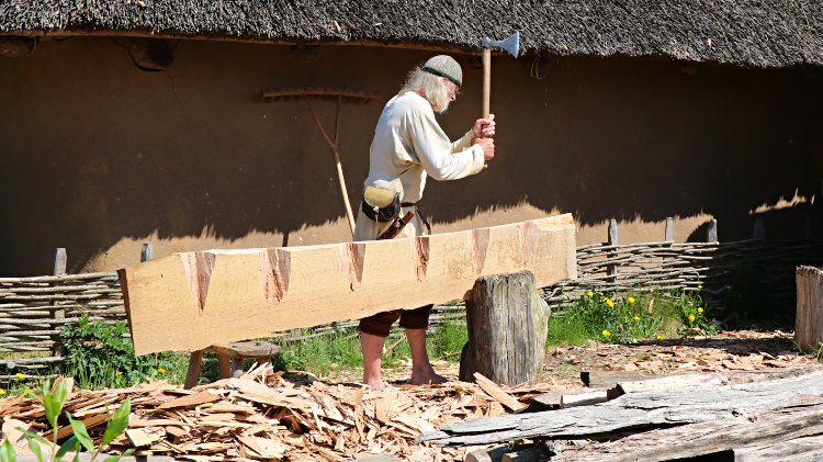 Visit the Hedeby Viking Museum and Village in Haithabu, Germany