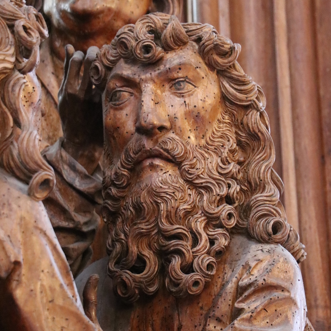 See the Tilman Riemenschneider Holy Blood Altar in Rothenburg ob der Tauber