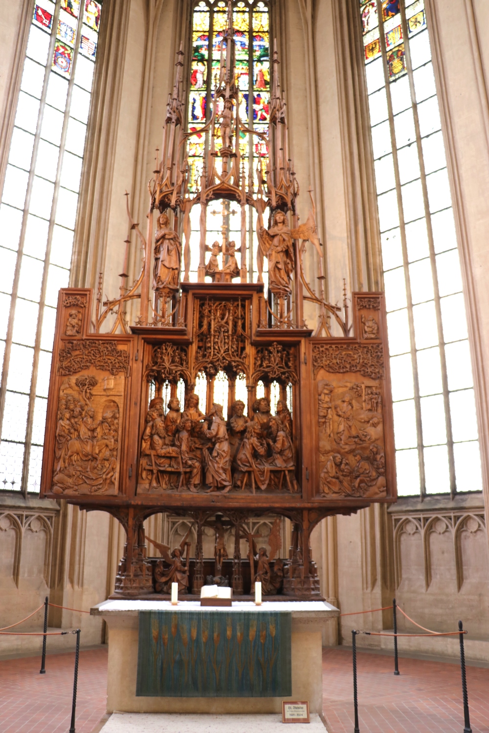 See the Tilman Riemenschneider Holy Blood Altar in Rothenburg ob der Tauber