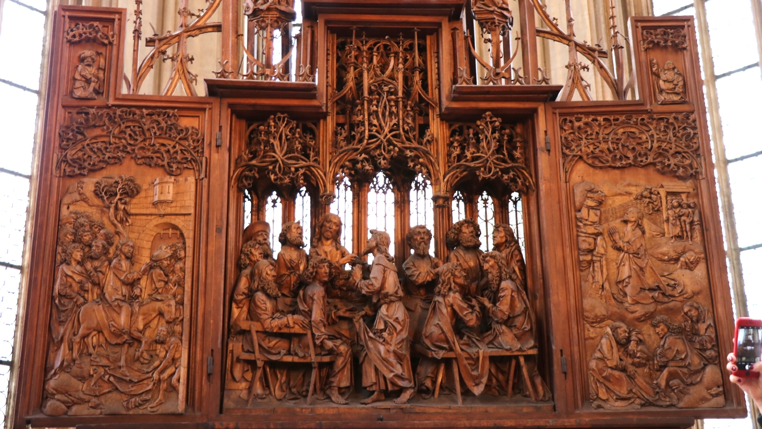 See the Tilman Riemenschneider Holy Blood Altar in Rothenburg ob der Tauber