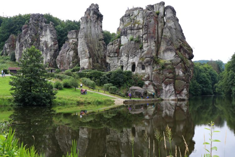 Visit the Externsteine Sandstone Rocks in the Teutoburg Forest in Germany