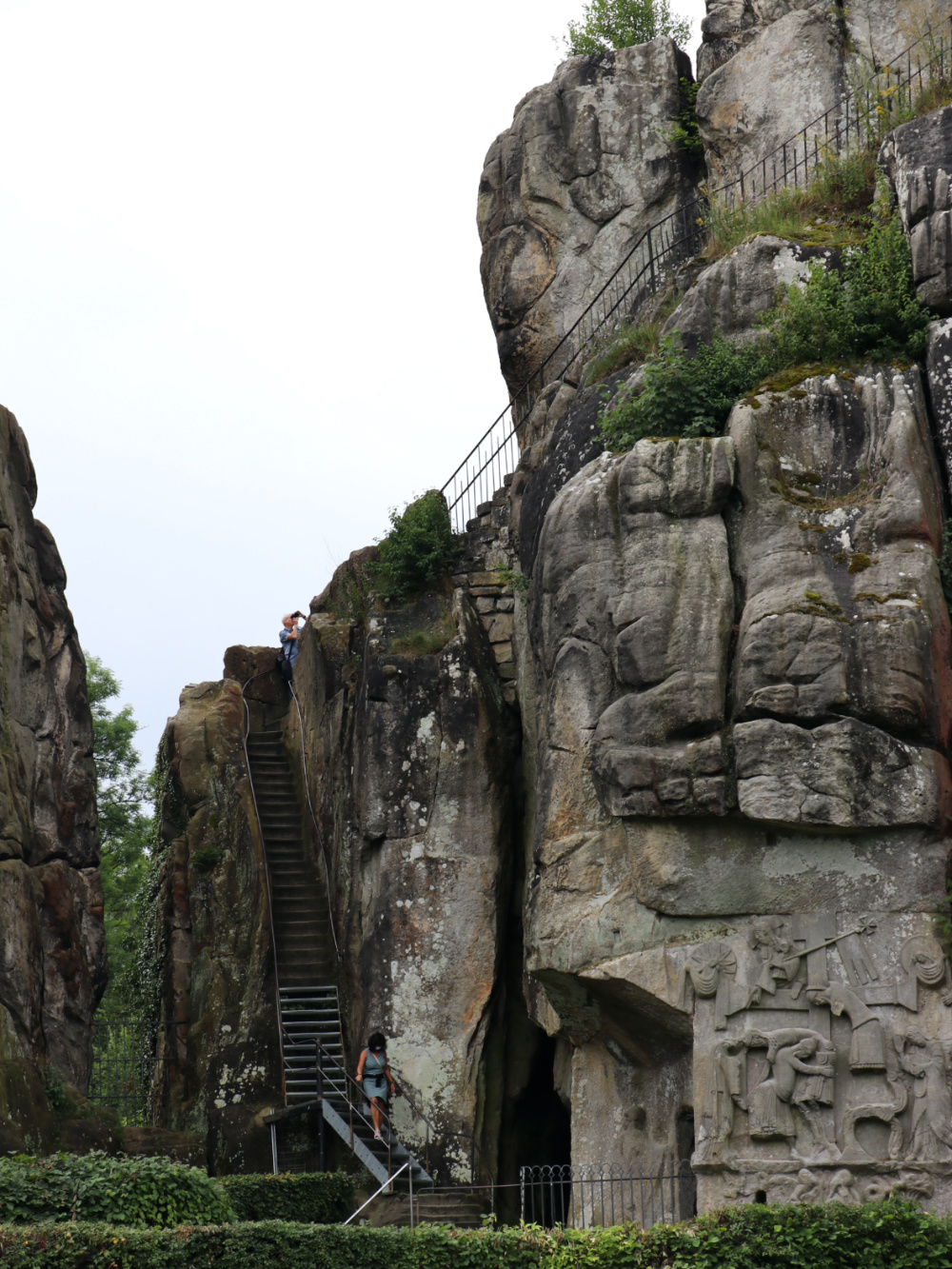 Visit the Externsteine Sandstone Rocks in the Teutoburg Forest in Germany