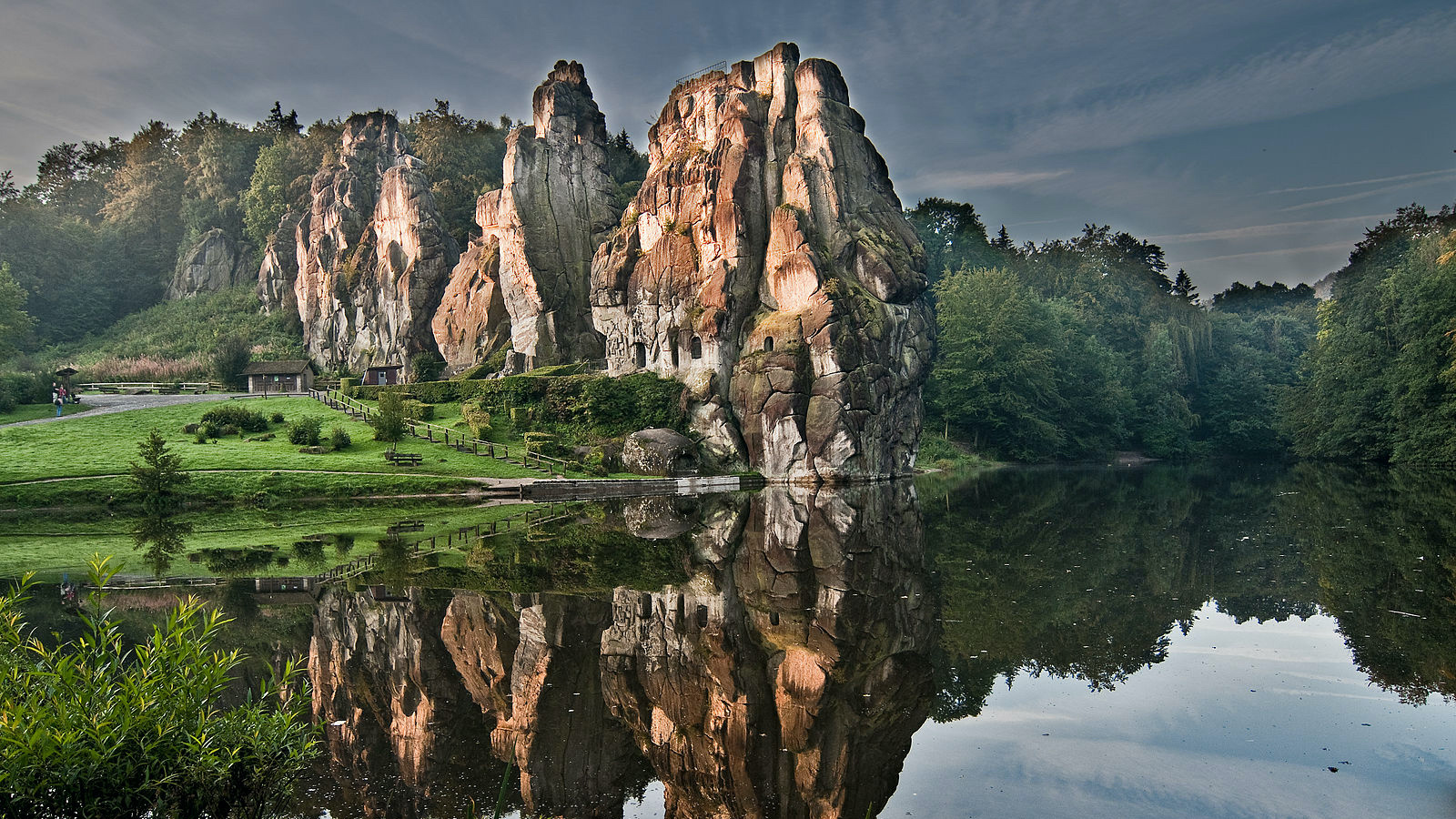 Visit the Externsteine Sandstone Rocks in the Teutoburg Forest in Germany
