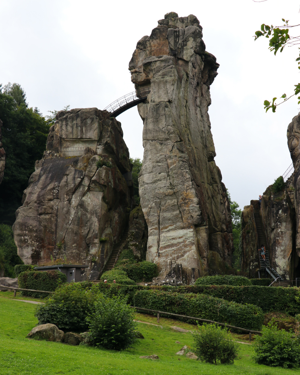 Visit the Externsteine Sandstone Rocks in the Teutoburg Forest in Germany