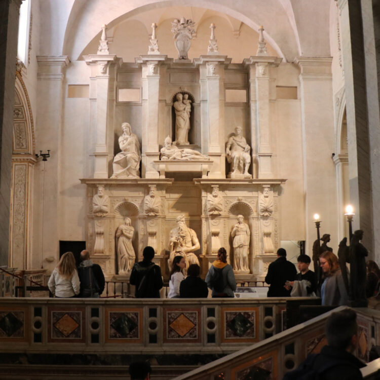 See Moses by Michelangelo in St Peter in Chains Church in Rome