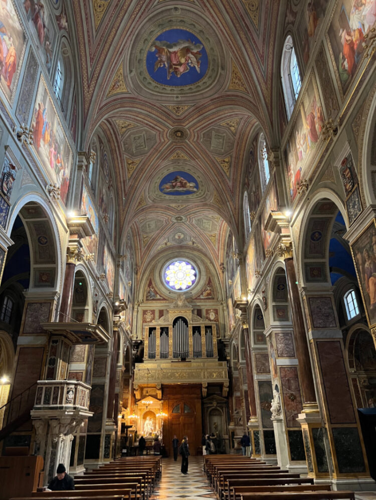 See Caravaggio and Raphael Paintings in Sant'Agostino in Rome