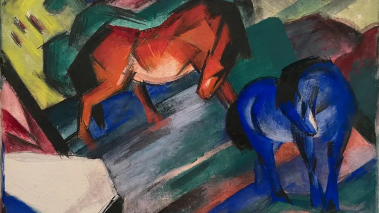 See Blue Rider (Der Blaue Reiter) Art in the Lenbachhaus Munich